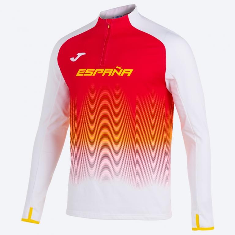 Sudadera Blanca Real Federación Española De Atletismo 2019 Joma